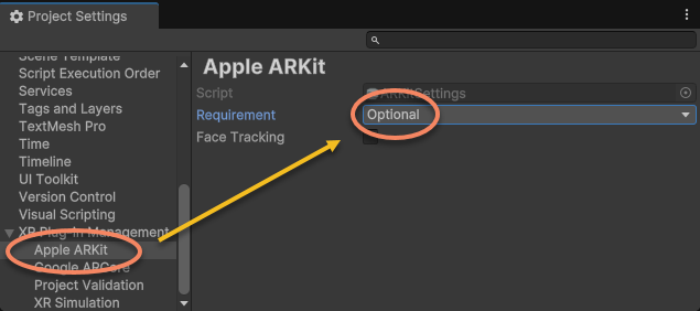 AR Foundation 配置 — EasyAR Sense Unity Plugin 4.7.0 文档